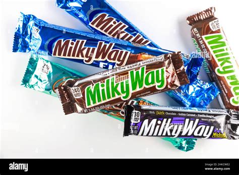 May 4 2021 New York Us Variety Of Milky Way Chocolate Bars With