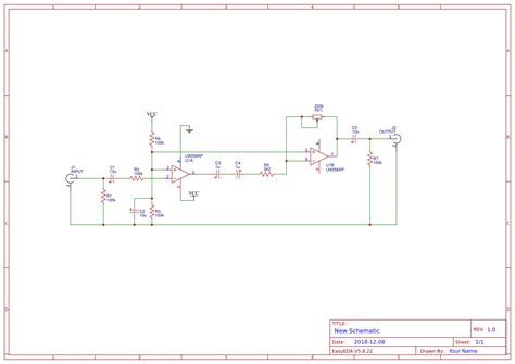 Universal Audio Preamplifier EasyEDA Open Source Hardware Lab
