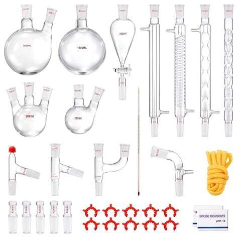 Vevor Lab Distillation Kit 33 Boro Lab Glassware Distillation Kit