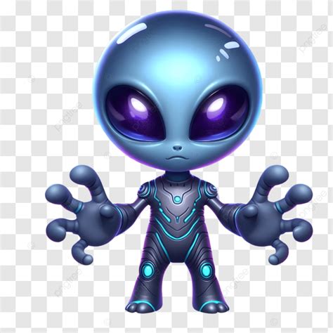 3d Cartoon Character Of An Alien 3d Alien Alien Alien Clipart Png