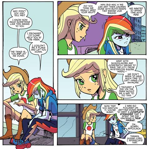 Rainbow Dash And Applejack Comic