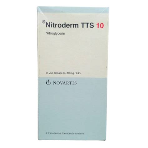 Nitroderm Tts 10 7patches Tay Pharmacies