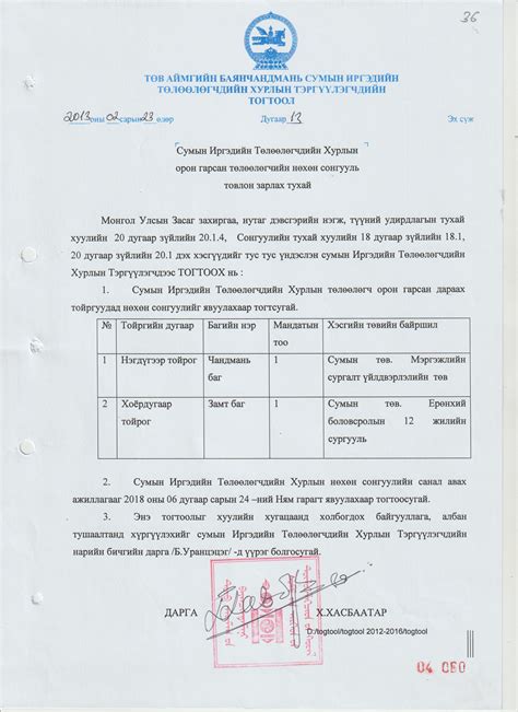 ИТХ ын орон гарсан төлөөлөгчийн нөхөн сонгууль зарлах тухай