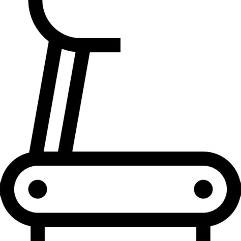 Treadmill Basic Straight Lineal Icon Treadmill Basic Straight Lineal Icon