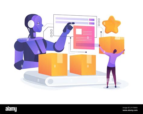 Ai Powered Customization Abstract Concept Vector Illustration Stock Vector Image And Art Alamy