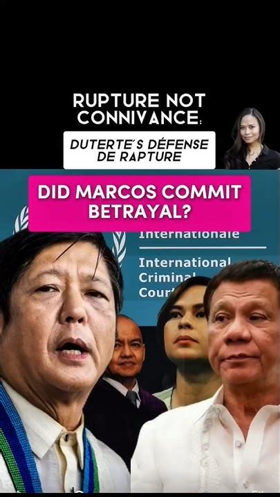 Hindsight To Dutertes Defense De Rapture By Sass Rogando Sassot Did