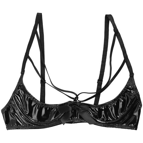 Bowknot Open Cup Bra Gothic Tot