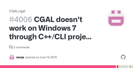 cgal doesn t work on windows 7 through c cli project due to thread