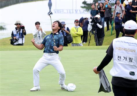 ‘캐디 출신 챔피언 전가람 전통의 Kpga선수권대회 정상