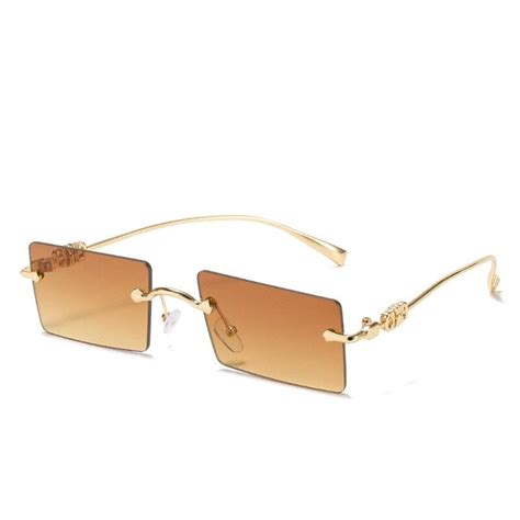 Andre Metal Rimless Sunglasses Project Shades