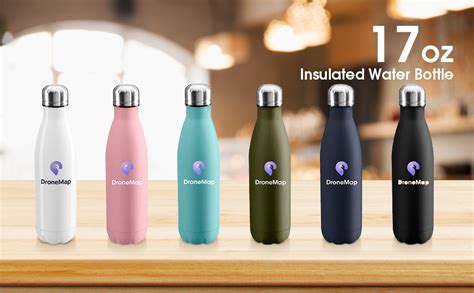 Personalized Custom Water Bottles 17oz Stainless Steel