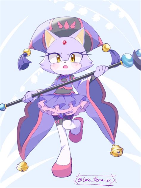 Blaze The Cat Sonic Drawn By Cass Terra Danbooru