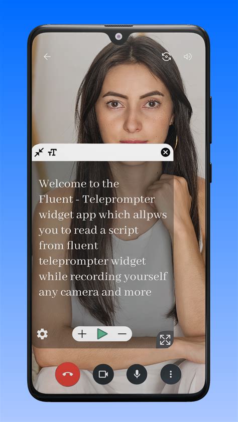 Fluent Teleprompter Widget For Android Download