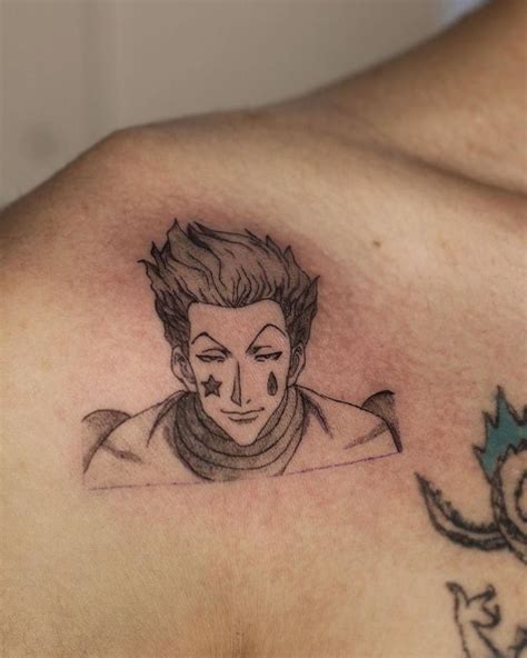 Аниме тату мастер Ира Коиs Instagram Profile Post “Мини Хисока 🃏 6 см в высоту