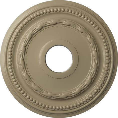 Ekena Millwork 15 3 8od X 3 5 8id X 1p Federal Ceiling Medallion Fits Canopies Up To 8 1 2