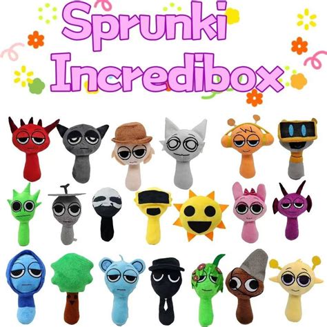 9 Inch Sprunki Plush Toys Bring The Adventure Of Popular Games To Life