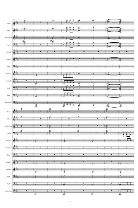 命运交响曲 潦草 贝多芬 beethoven 钢琴谱 五线谱