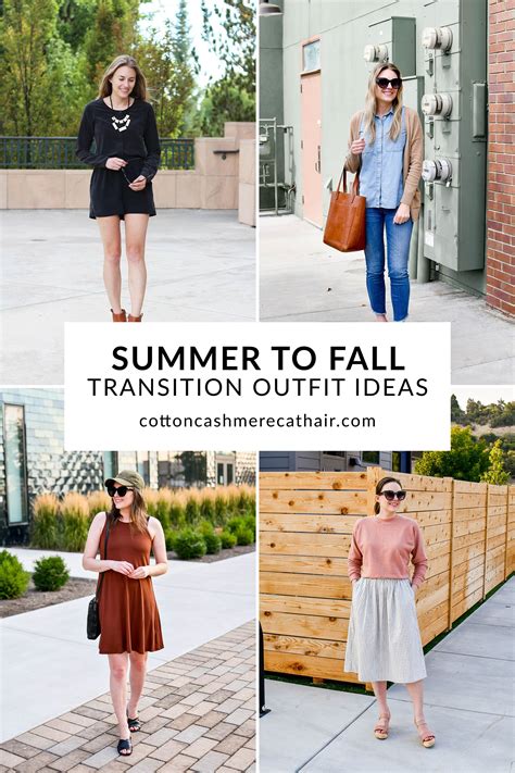 14 Summer To Fall Transition Outfits