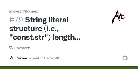 string literal structure i e const str length documentation · issue 79 · microsoft ifc