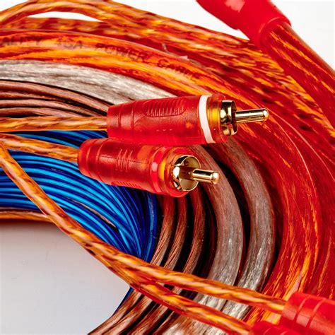 Juice Jwtru422d 4 Gauge 2500w Amplifier Wiring Kit For Installing 2 Am