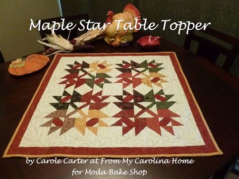 Maple Star Table Topper