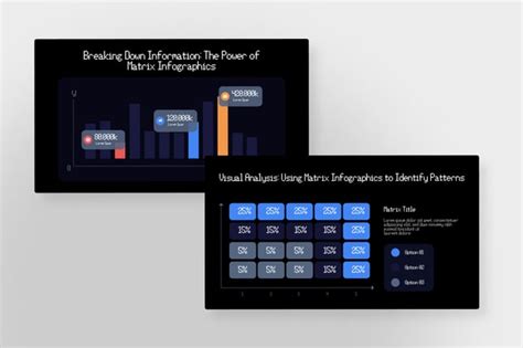 Matrix Infographic Asset Infographics Ft Matrix And Target Envato