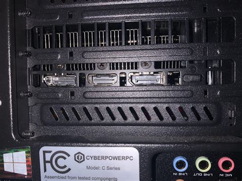 Geforce Rtx 2080 Ti Duel Monitor So I Know The Middle Hdmi Is The Other Two Displayport