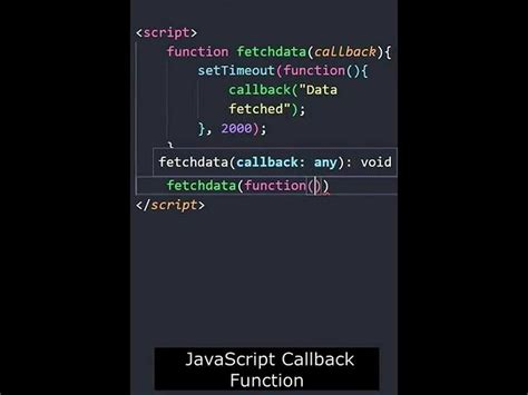 Javascript Callback Function Shorts Reels Viral Ytshorts