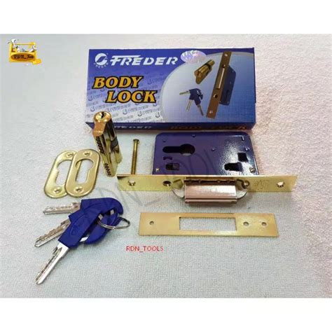 Jual Body Kunci Pintu Dorong Freder Body Kunci Pintu Geser Shopee Indonesia