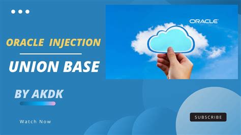 Oracle Sql Injection With Dios Youtube