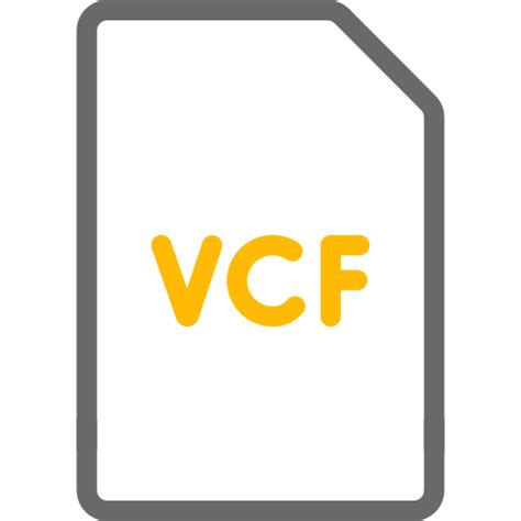 Vcf File Generic Color Outline Icon