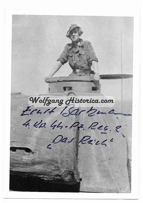 Ernst Barkmann Ss Panzer Regiment 2 Das Reich Wolfgang Historica