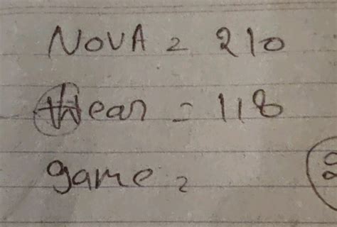 L NoUA 210 Whear 118 Game StudyX