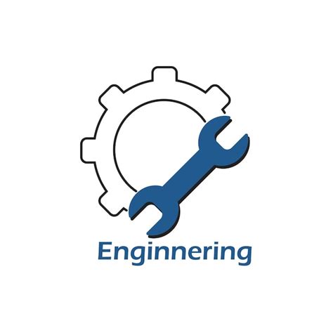 Logo Icône Engrenage Et Outils Vecteur Dingénierie Vecteur Premium