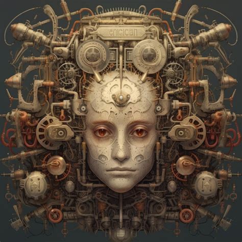 Premium Ai Image There Is A Digital Art Image Of A Womans Head With