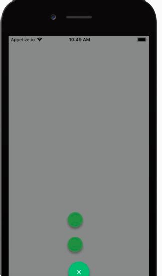 Icons In The Floating Action Button On React Native Not Shows The Text