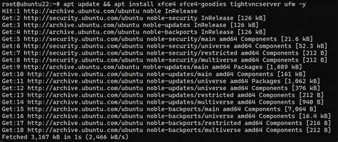 How To Set Up A Secure Tightvnc Connection Over Ssh Tunnel On Ubuntu 2204