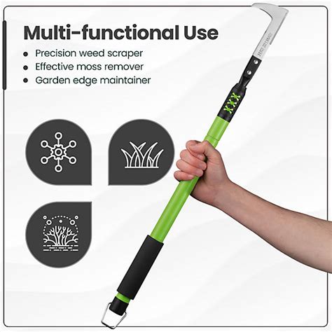 Hardys Patio Weed Remover Extendable Groove Weeding Tool For Patios Paving Slabs Moss And