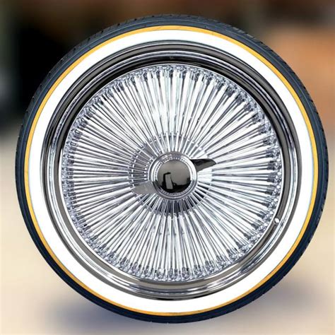 22×8” Chrome Wire Wheels Vogue Tires 26535r22 Ninja Tire