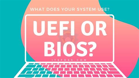 Check If Computer Uses UEFI Or Legacy BIOS Linux Windows
