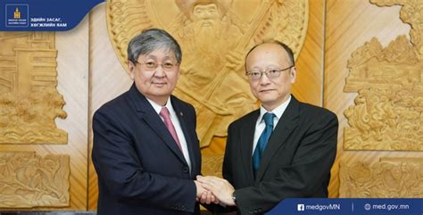 Шадар сайд бөгөөд Эдийн засаг хөгжлийн сайд Ч Хүрэлбаатар Япон Улсын Сангийн дэд сайд Масато