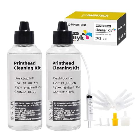 Buy Innerteck Ml Printhead Cleaning Kit Printhead Cleaner Kit For Ep Hp Ecotank Officejet