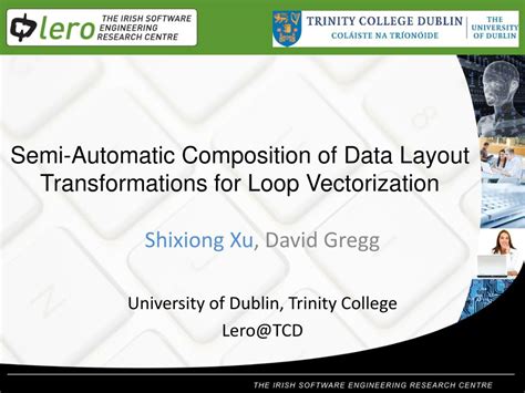 ppt semi automatic composition of data layout transformations for loop vectorization