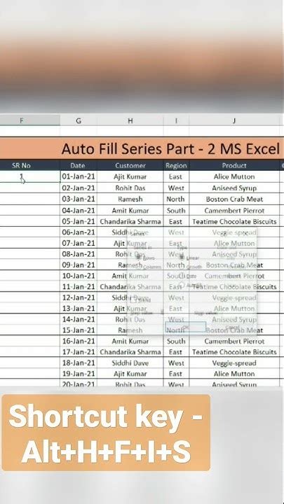 Shorts Youtubeshorts Automatic Serial Number In Excel 10 Sec Exceltips Viral Youtube