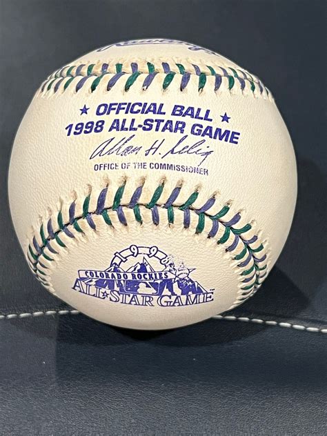 1998 Mlb All Star Game Baseball Signed By Hof Greg Maddux Etsy