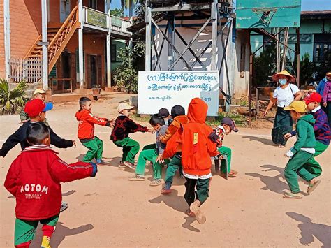 ကွန်ဟိန်းမြို့ အ ထ ကကျောင်း၌ ၇၇ နှစ်မြောက် ပြည်ထောင်စုနေ့အကြို