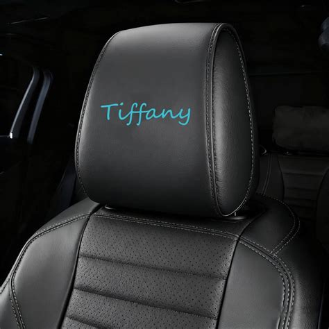 Car Seat Headrest Protector Custom Car Headrest Covers Car Interior