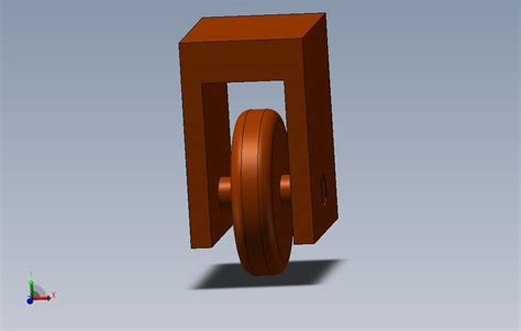 滚轮 solidworks 2013 模型图纸免费下载 懒石网