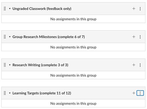 Using The Canvas Gradebook With Specifications Grading