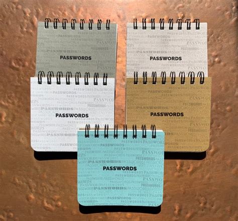 Password Book Small Password Book Mothers Day Gift Teacher Etsy